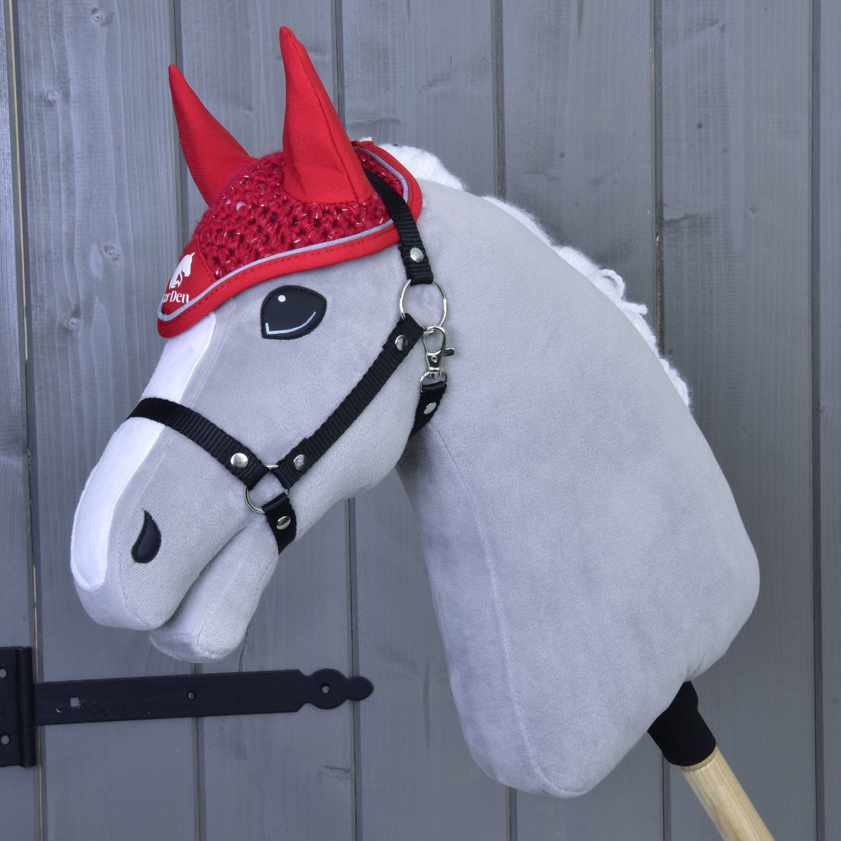 Ear bonnet crocheted Red Sport– Hobby Horse LarDen
